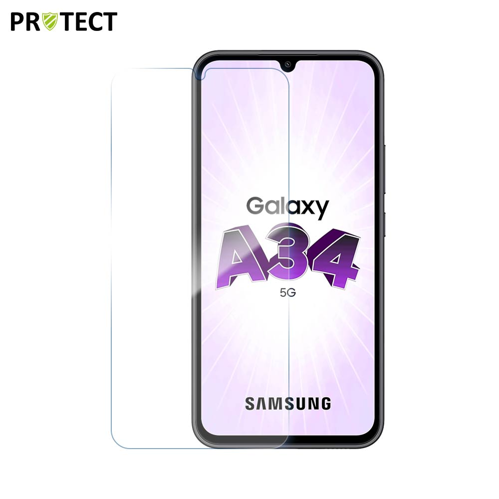 Classic Tempered Glass Pack PROTECT for Samsung Galaxy A34 5G A346 x10 ...