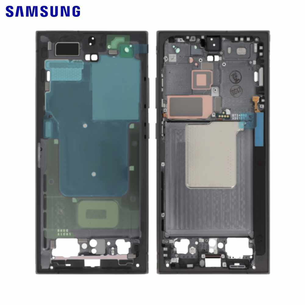 Original Frame Samsung Galaxy S24 Ultra 5G S928 GH82-33399B Titanium Black